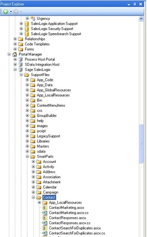 SalesLogix 7.5 Web Manifest – Adding custom SmartParts | Customer FX